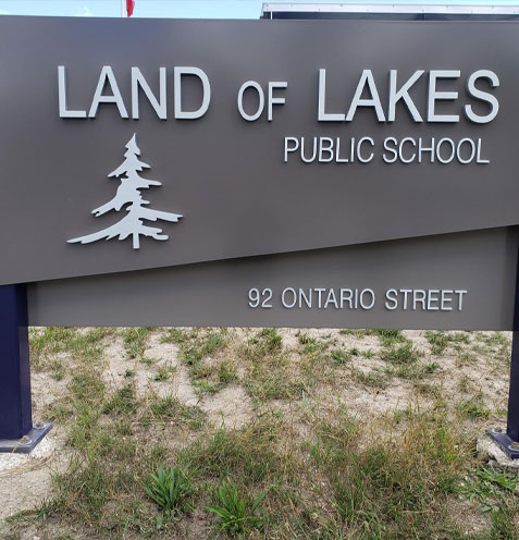 Custom School Board Signs Toronto | New Style Signs